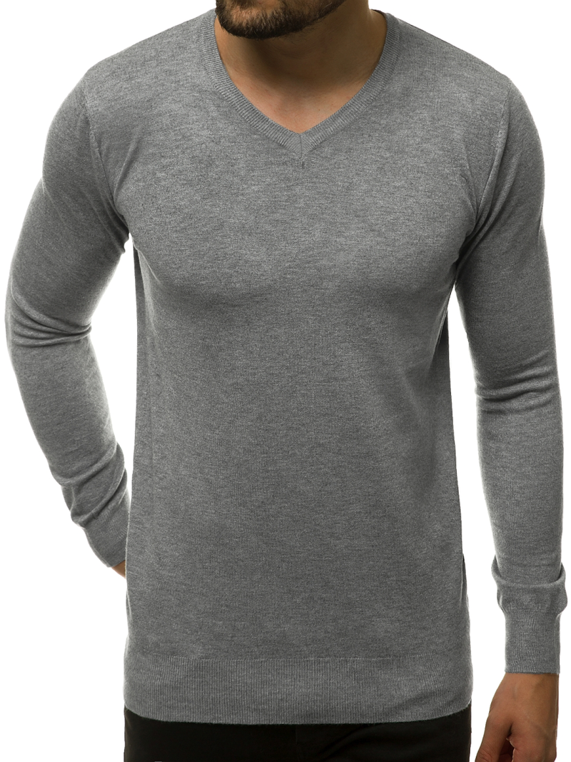 Herren Pullover Grau OZONEE TMK/YY03/3 | OZONEE