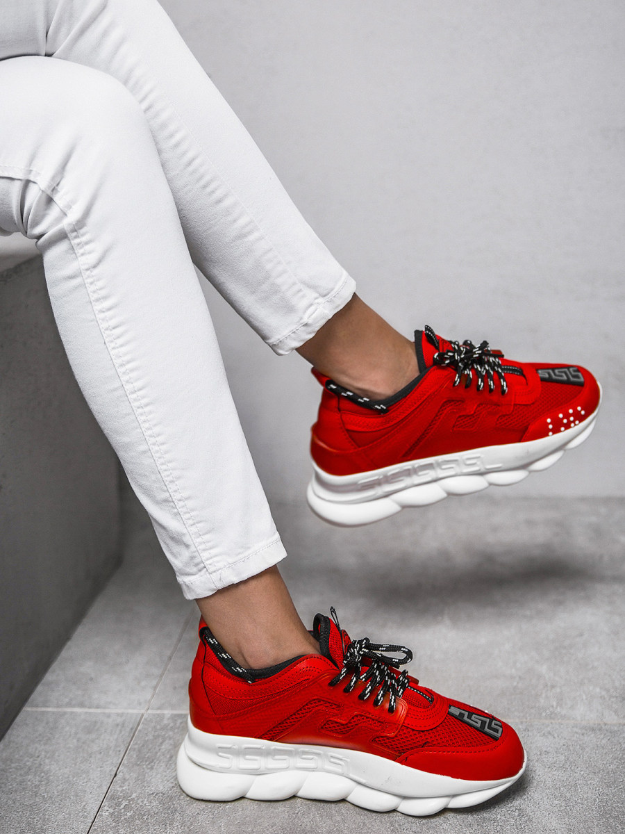 Damen Sneakers Rot OZONEE G/2021 | OZONEE