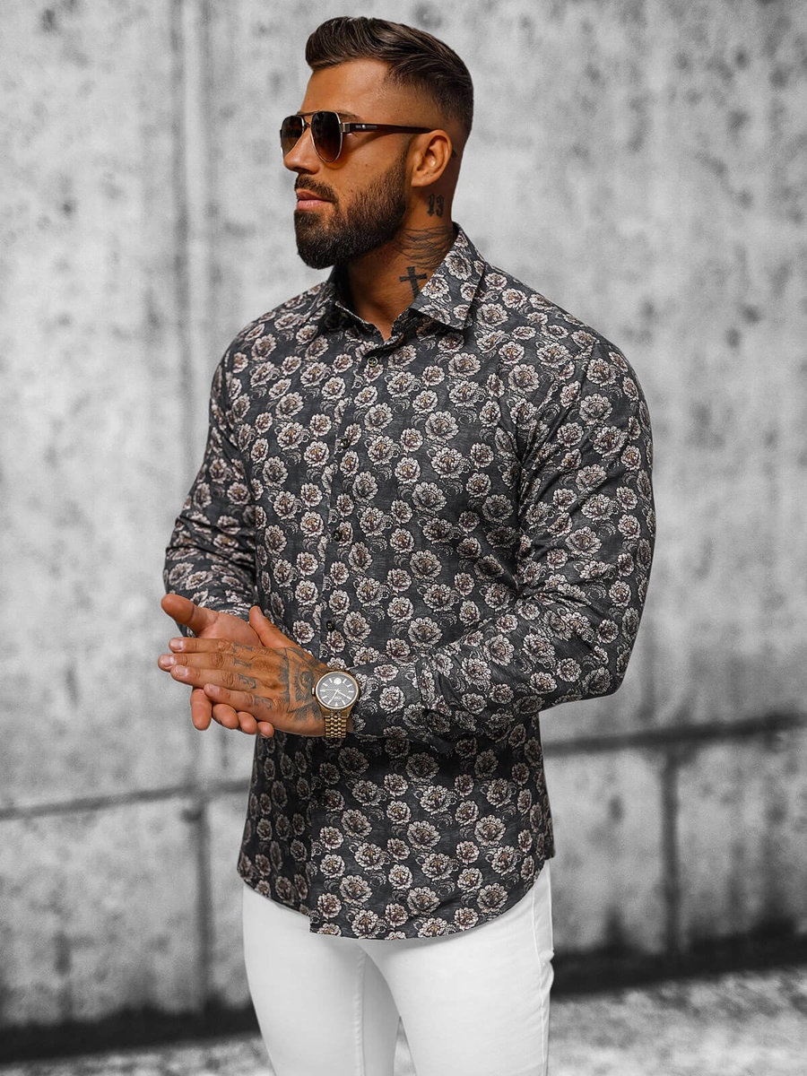 Herren Hemd Bunt OZONEE O/V68 | OZONEE