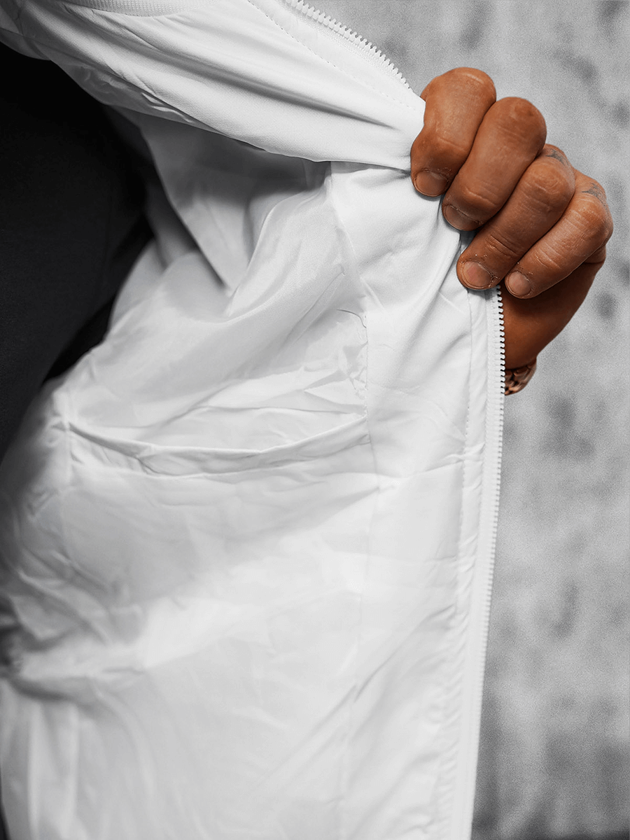 Herren Jacke Weiß OZONEE JS/84M3003/281 | OZONEE
