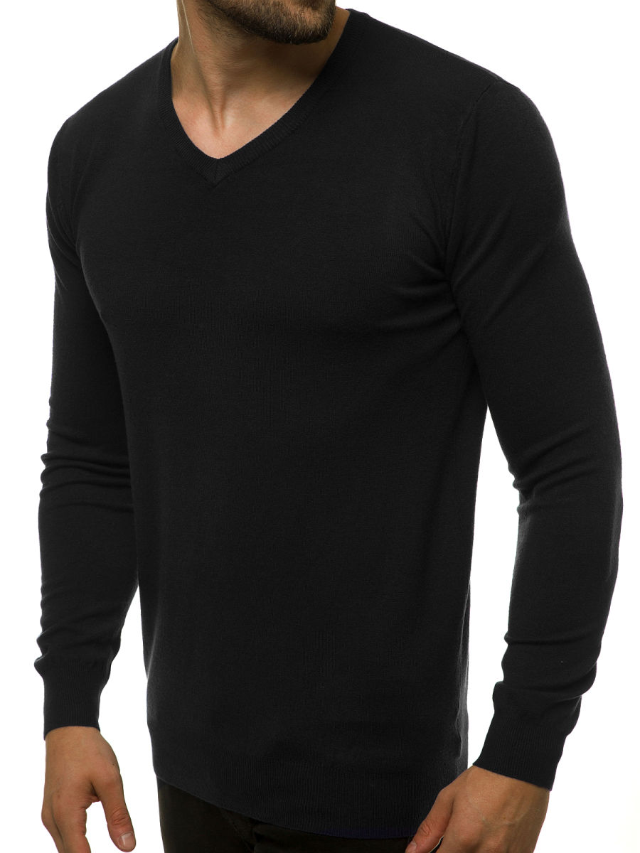 Herren Pullover Schwarz OZONEE TMK/YY03/1 | OZONEE