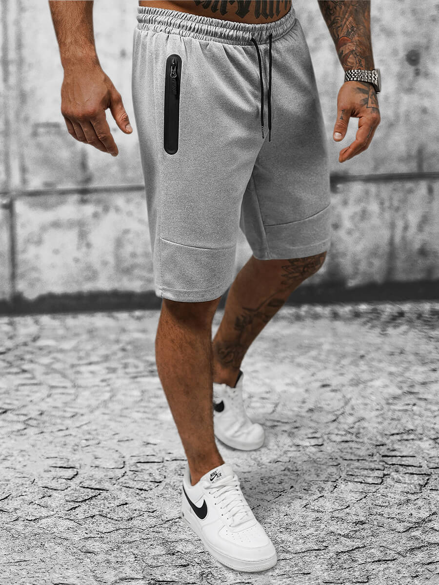 Herren Sportshorts Grau OZONEE JS/8K929 | OZONEE